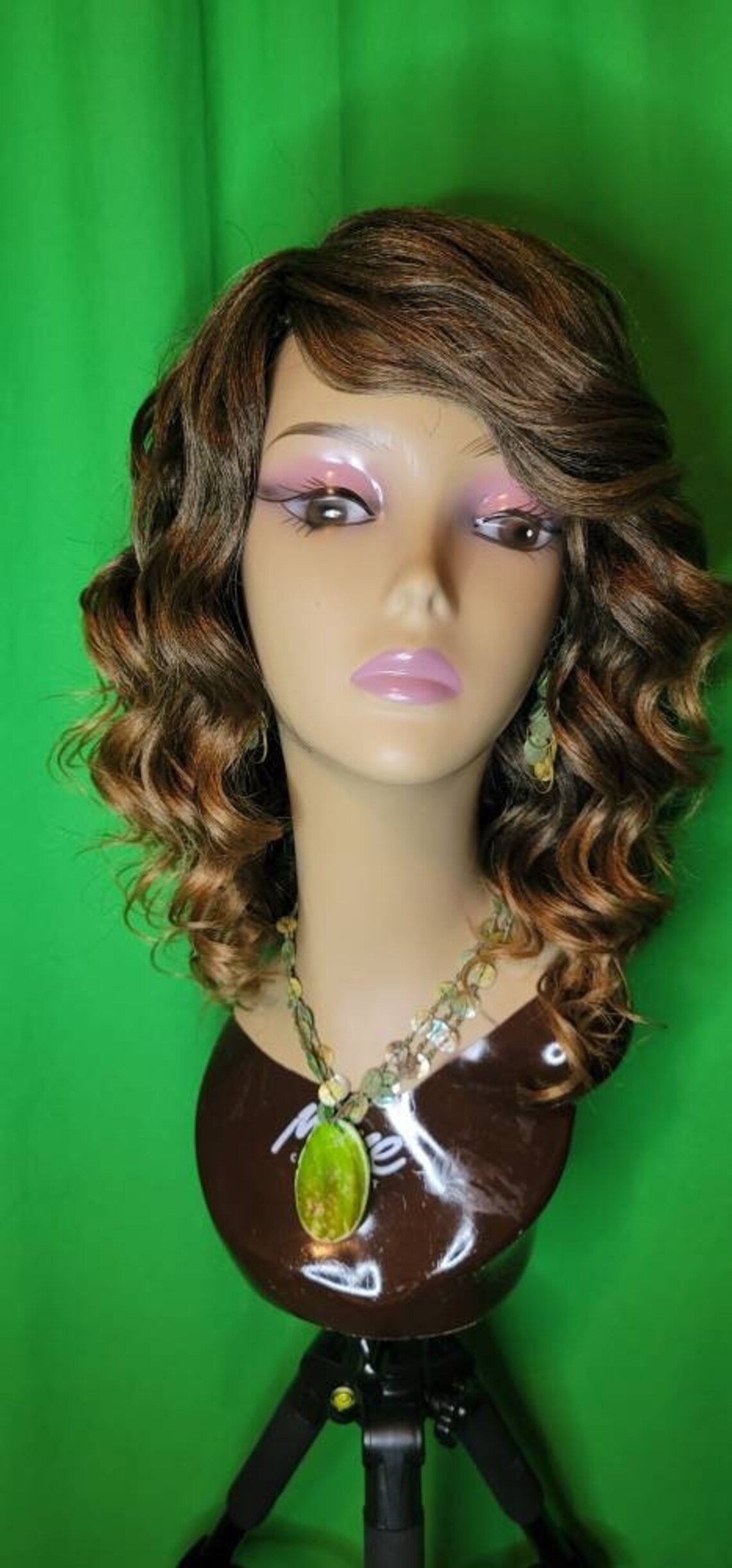 New Hand-made Ocean Wave Crochet Wig W/lace Part Color TT27 - Etsy