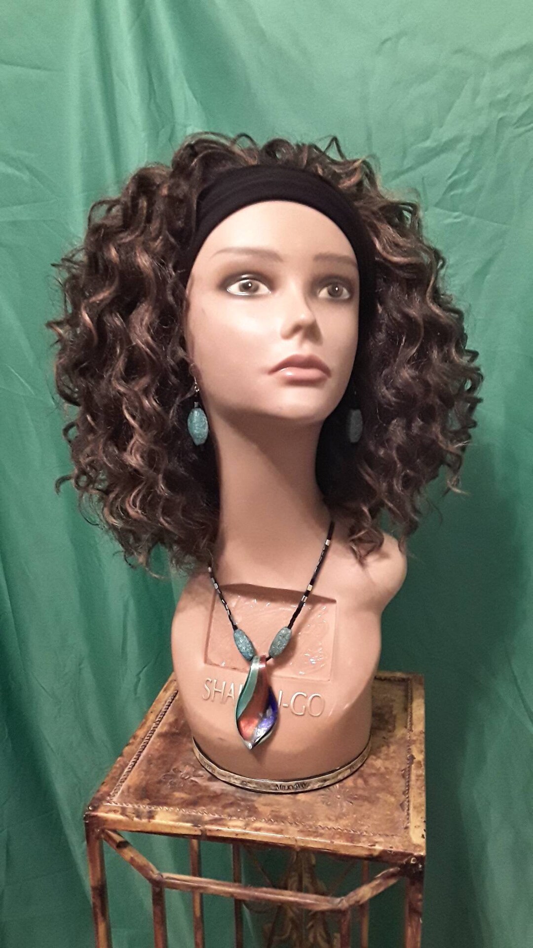 NEW Hand-made Ripple Deep HEADBAND Crochet Wig Color 4/27 can Also Be ...