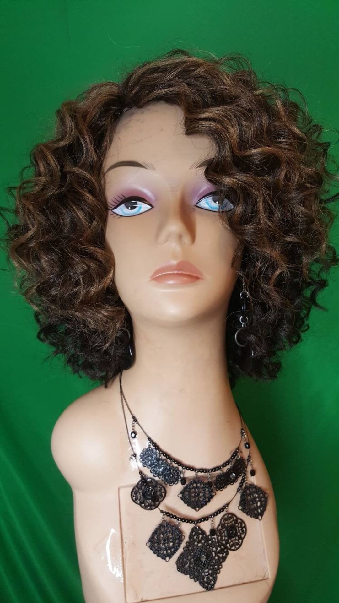 New Hand-made Ripple Deep Crochet Wig Color #4/27 - Etsy