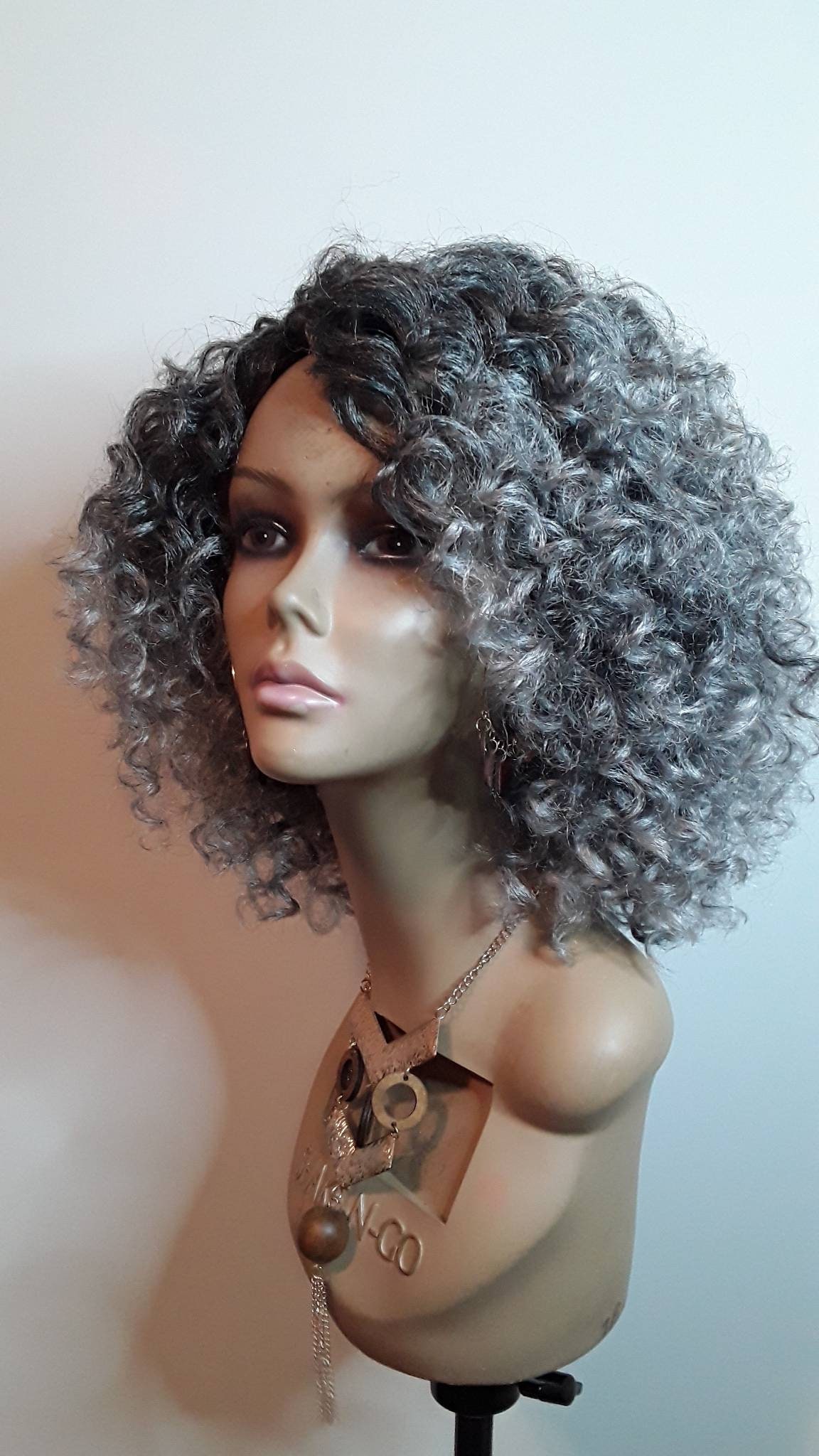New Hand-made Ringlet Wand Curl Crochet W/lace Part Wig Color - Etsy