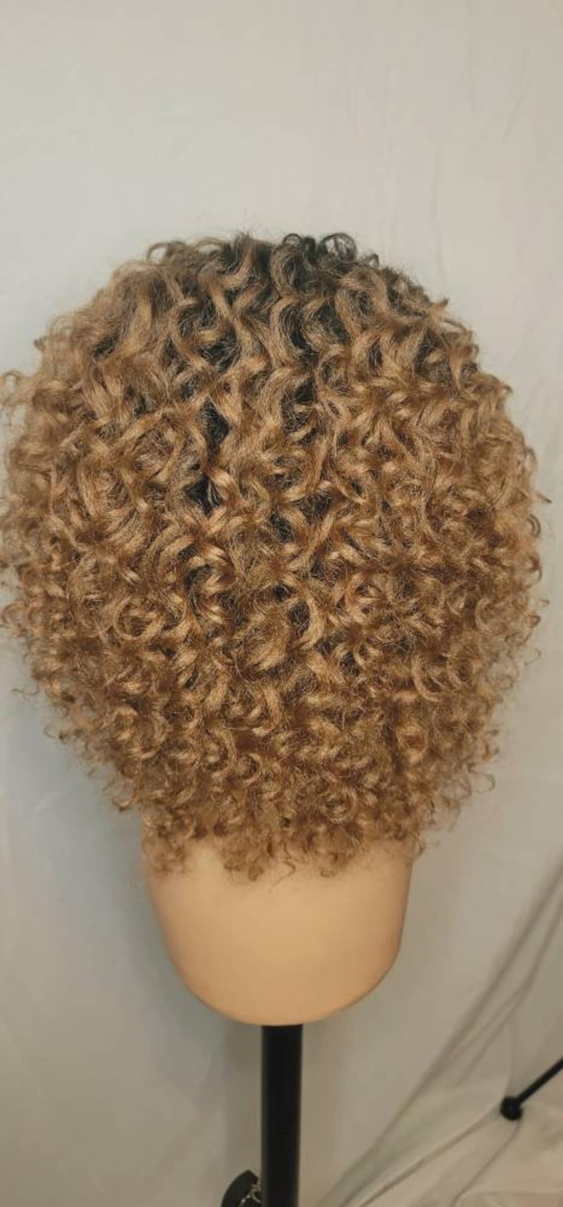 NEW Hand-made Freetress Ringlet Wand Curl Crochet Wig W/lace | Etsy