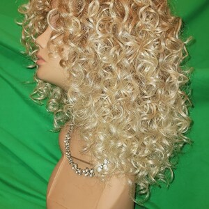 NEW Hand-made Gogo/beach Curl Crochet Wig Color 27/613. 12 Inches - Etsy