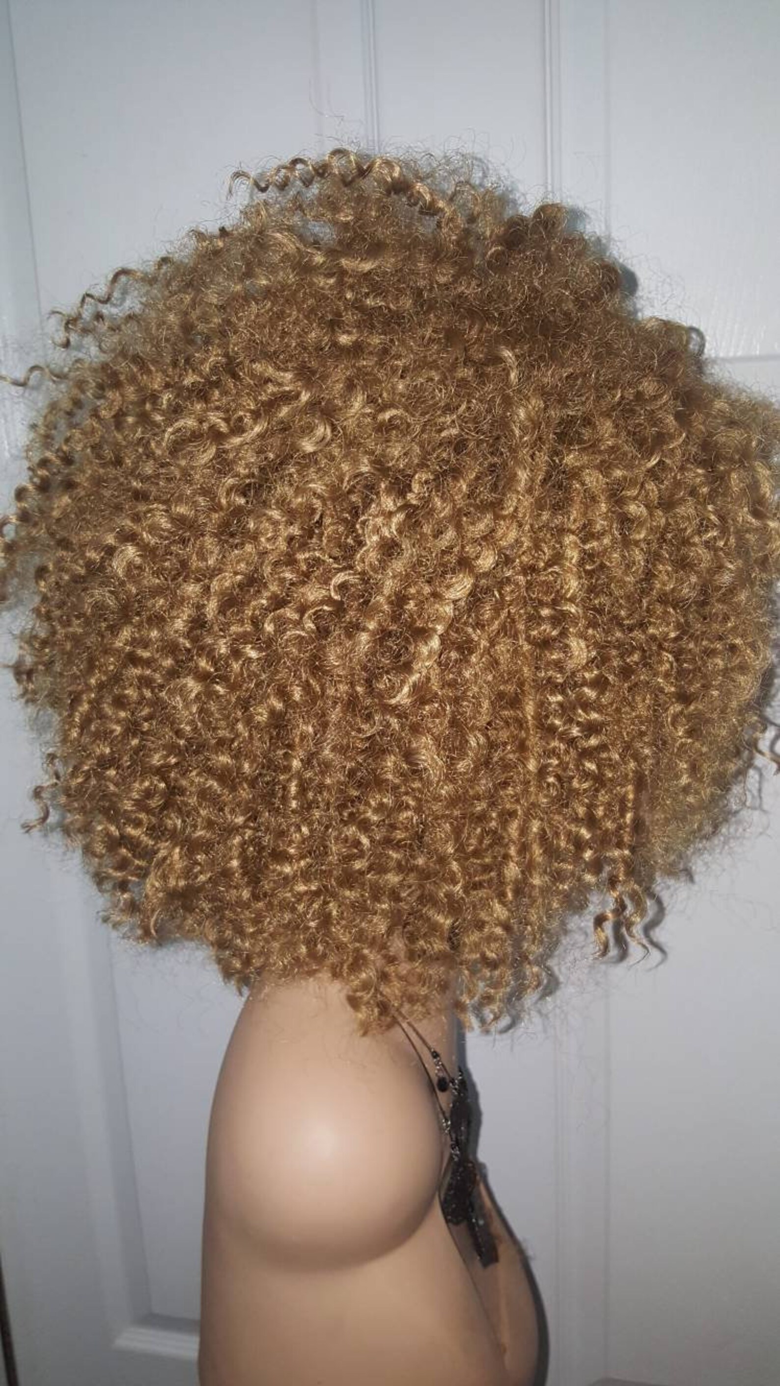 New Handmade Bohemian Curl Crochet Wig W/lace Part Color 27 - Etsy