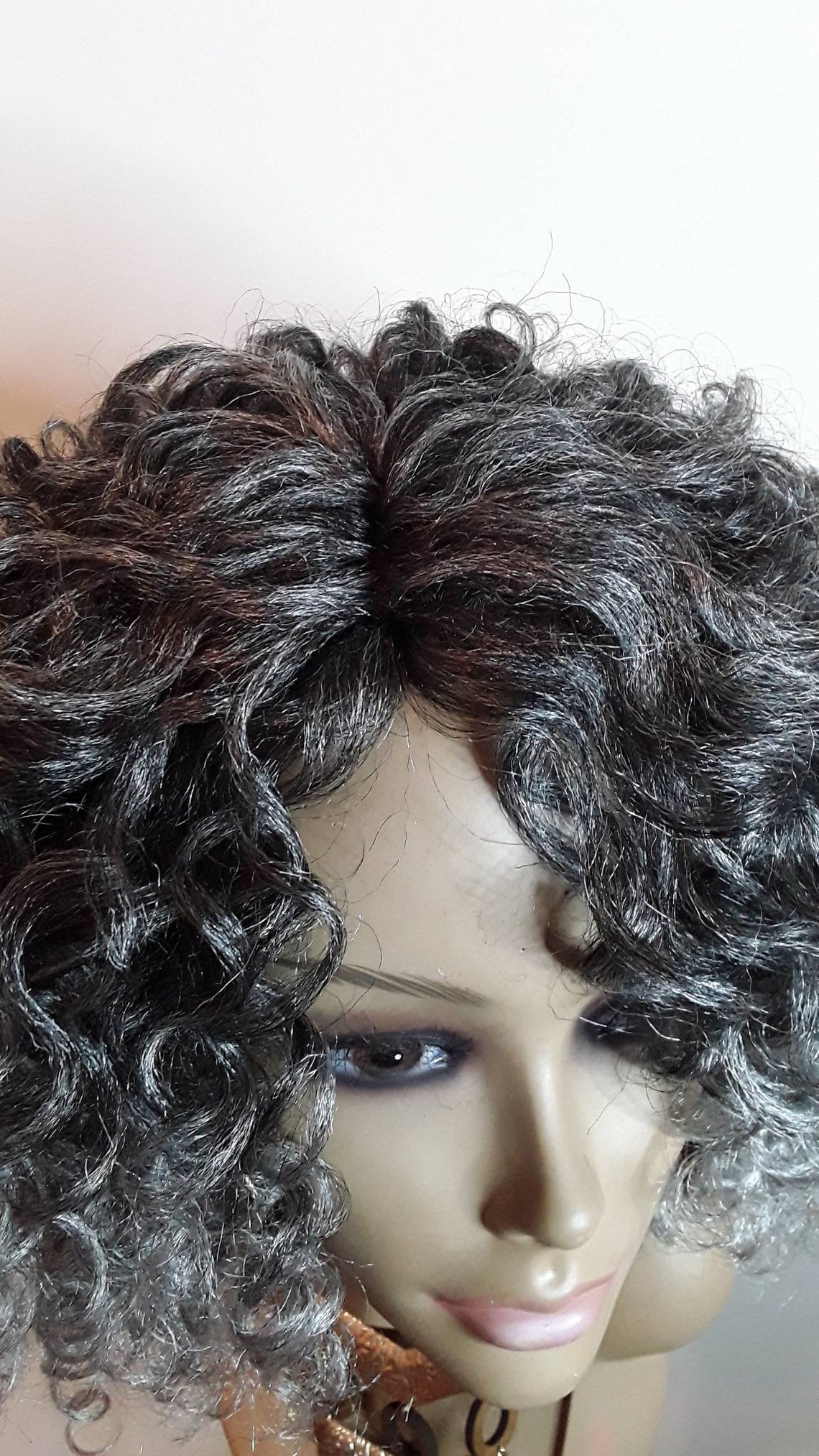 New Hand-made Ringlet Wand Curl Crochet W/lace Part Wig Color - Etsy