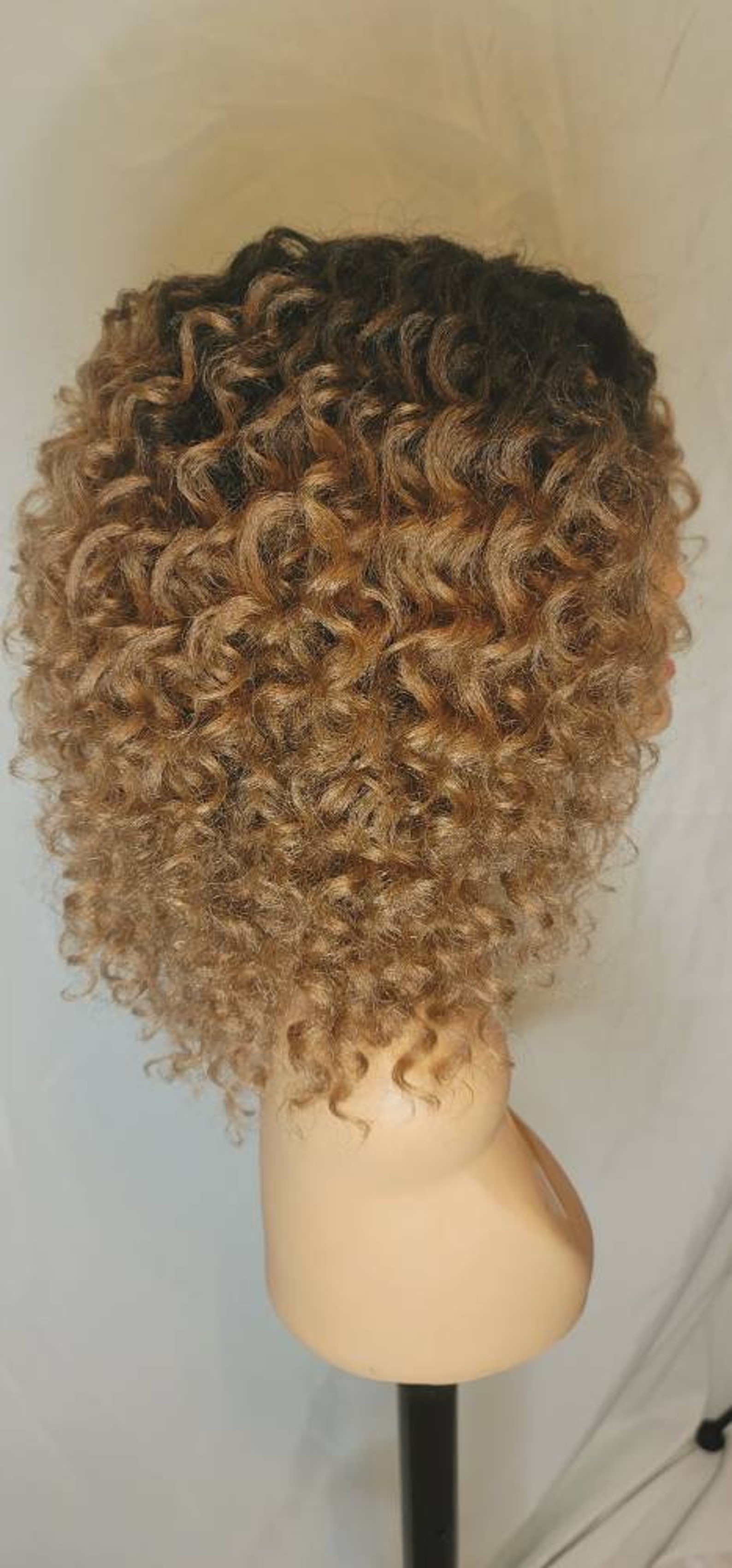 NEW Hand-made Freetress Ringlet Wand Curl Crochet Wig W/lace | Etsy