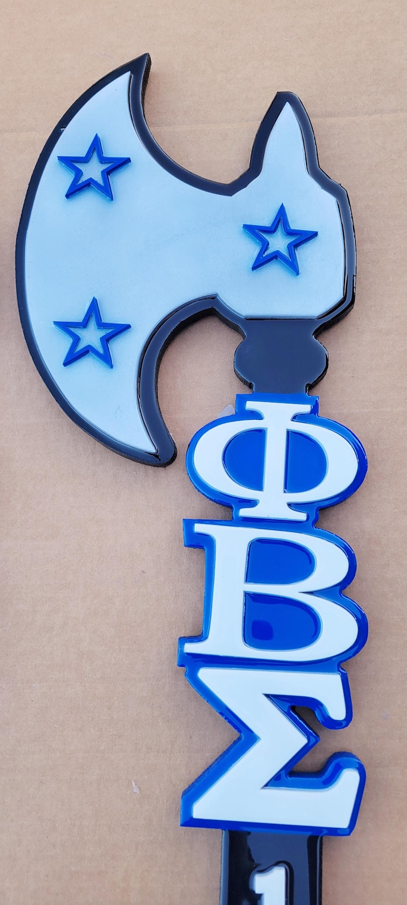 Phi Beta Sigma Custom Axe - Etsy