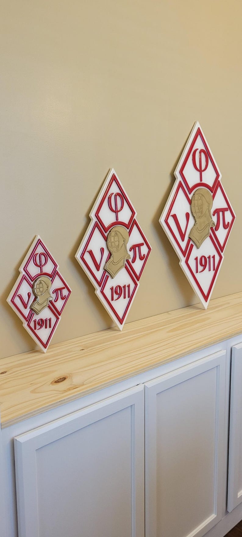 25 Inch Custom Kappa Alpha Psi Diamond Wood Sign - Etsy
