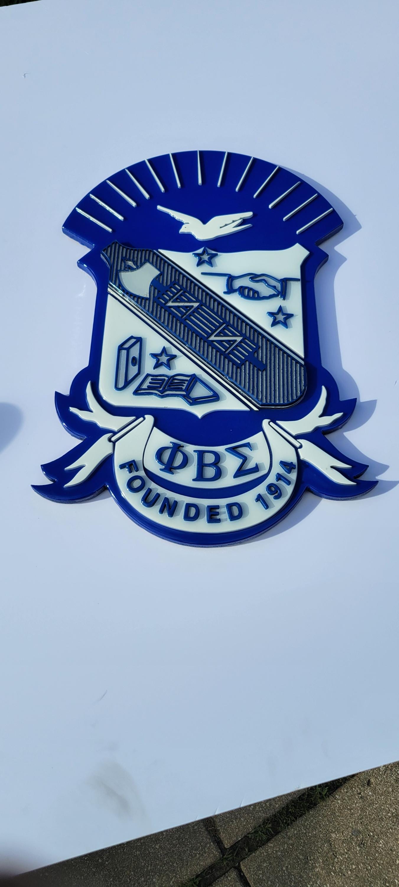 29 Inch Phi Beta Sigma Shield - Etsy