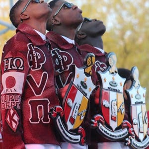 Handcrafted 22-inch Kappa Alpha Psi Coat of Arms | Premium Greek Wall ...