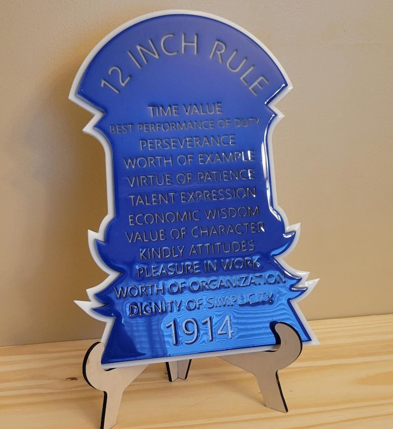 Phi Beta Sigma Wood Sign: 12 Inch Rule Fraternity Decor - Etsy