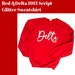 Delta Sigma Theta Glitter Script Sweatshirt - Etsy
