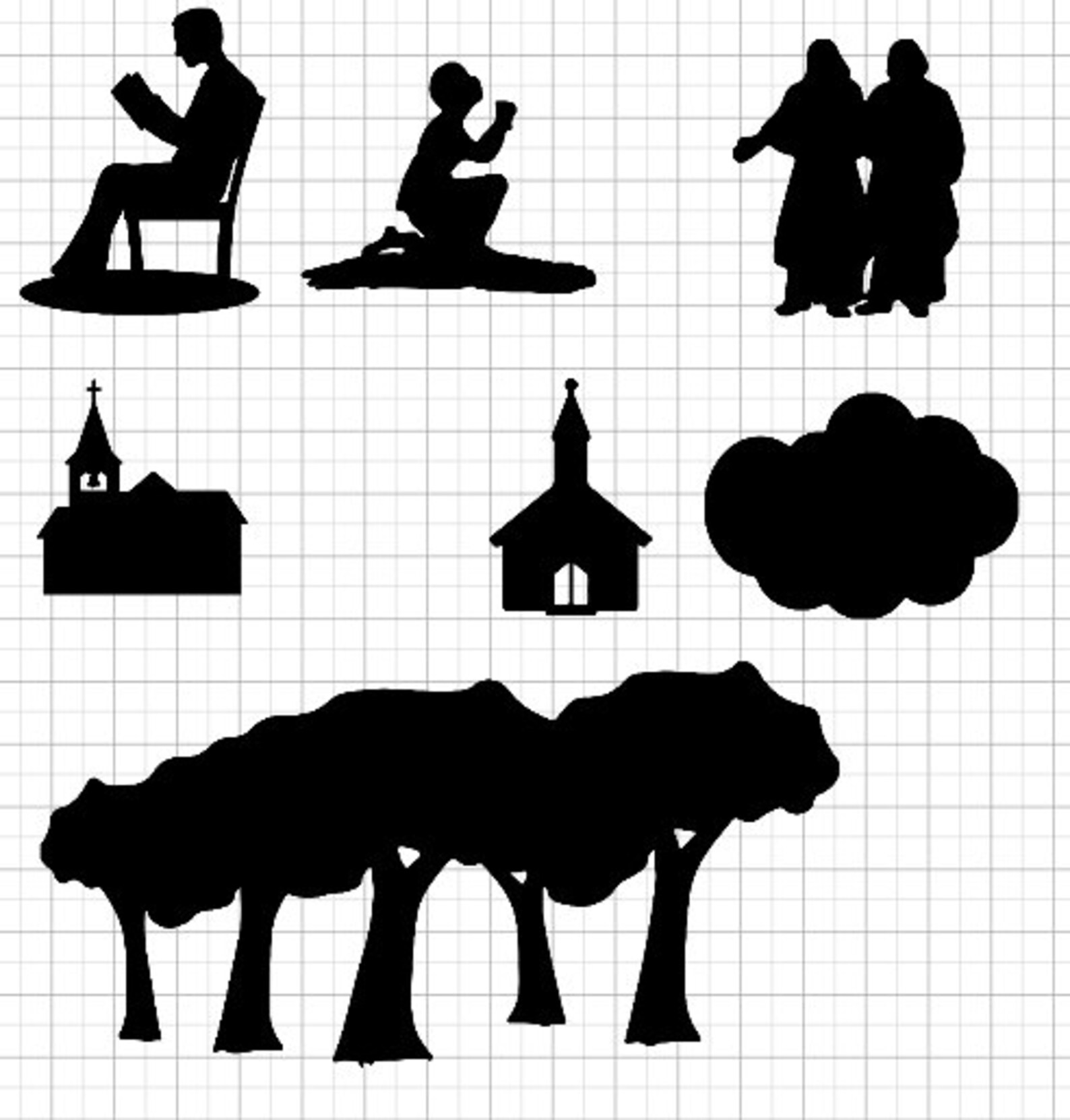 First Vision Shadow Puppet SVG Cut File - Etsy Canada