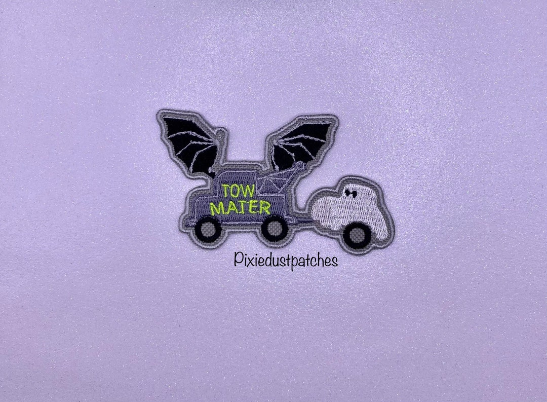Tow Mater Halloween Bat Ghost Patch iron & Sew On - Etsy