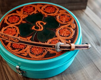 ROPE CAN PATTERNS Sheridan Floral Rope Can Cover Leather Patterns. see ...