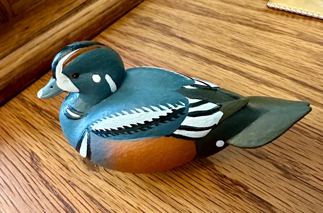 Hand Painted Jett Brunet Miniature Decoy - Etsy