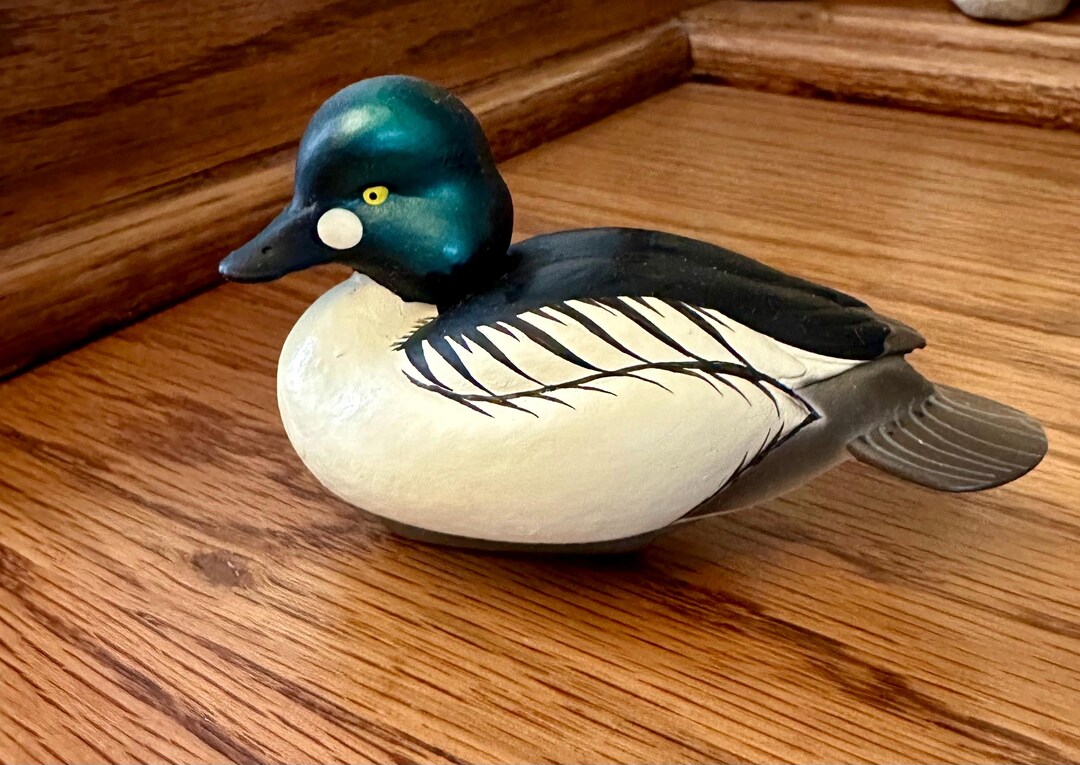 Hand Painted Jett Brunet Miniature Decoy - Etsy