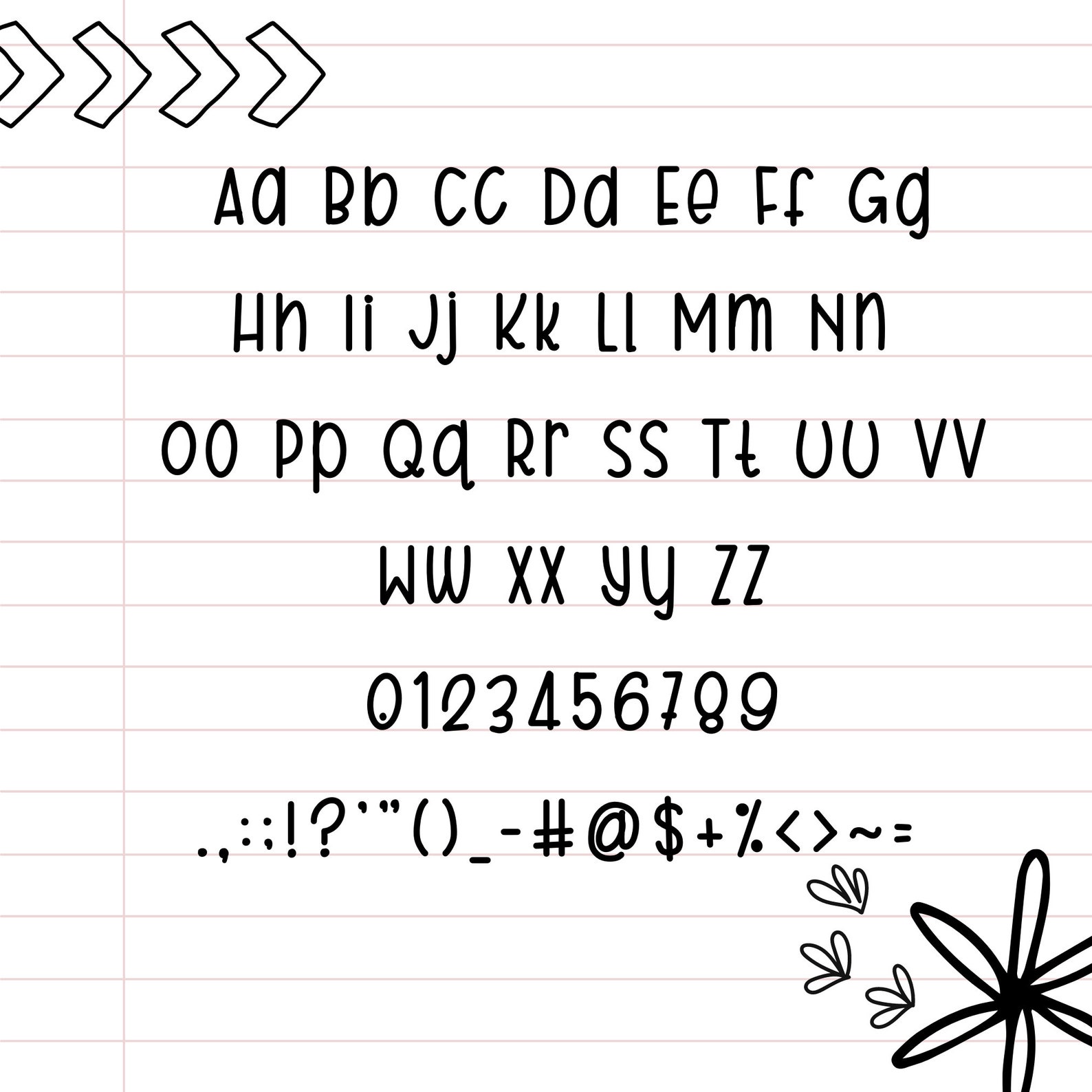 Jellybeans: Handwritten Font, Simple Font, OTF, Goodnotes Font, Canva ...