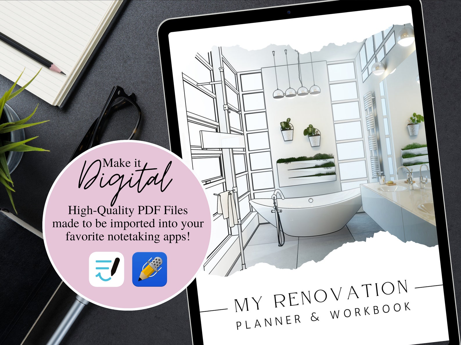 The Ultimate Home Renovation Planner & Workbook | Home Renovation ...