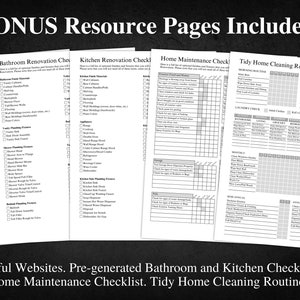 The Ultimate Home Renovation Planner & Workbook | Home Renovation ...