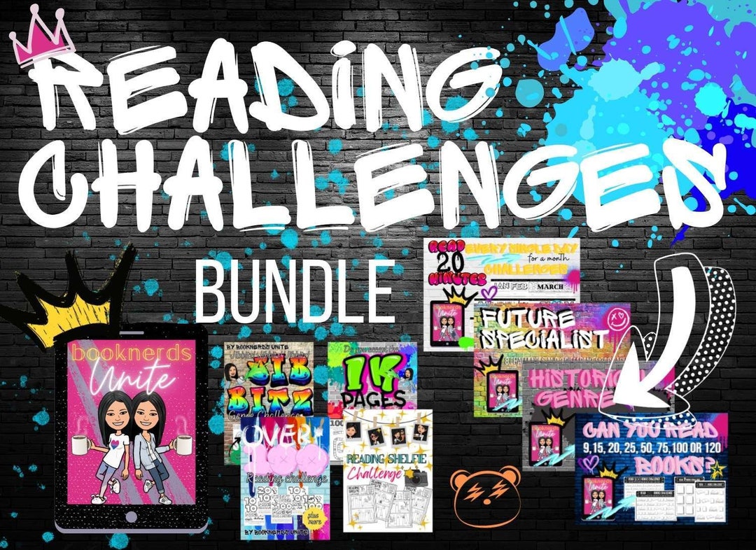 Reading Challenges for Teachers and Librarians---bundle - Etsy