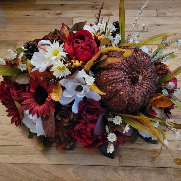 Headstone Saddle Arrangement - Etsy