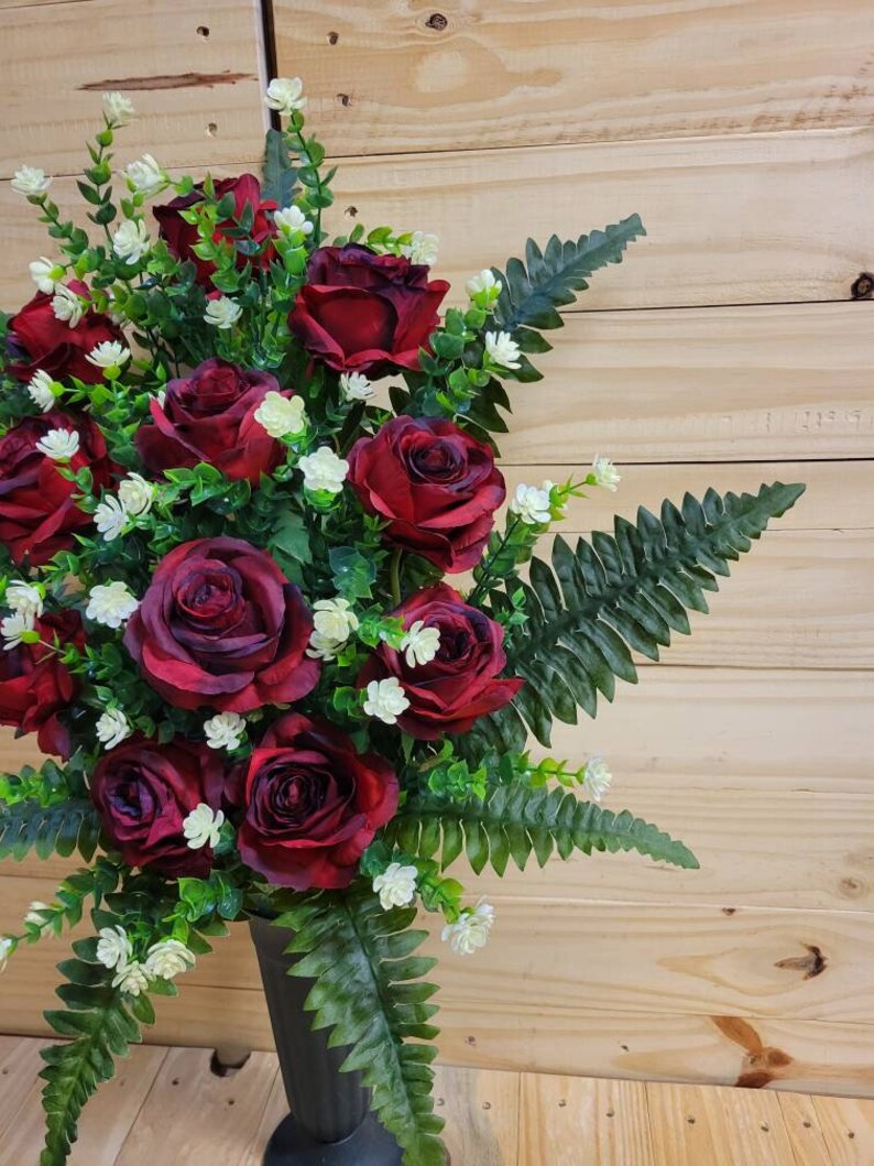 Cemetery Flowers Cemetary Flowers Flowers for Cemetery | Etsy