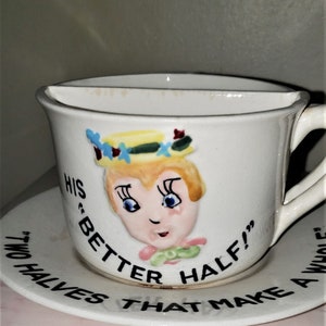 Two Halves Make A Whole Coffee Cup Set - Etsy