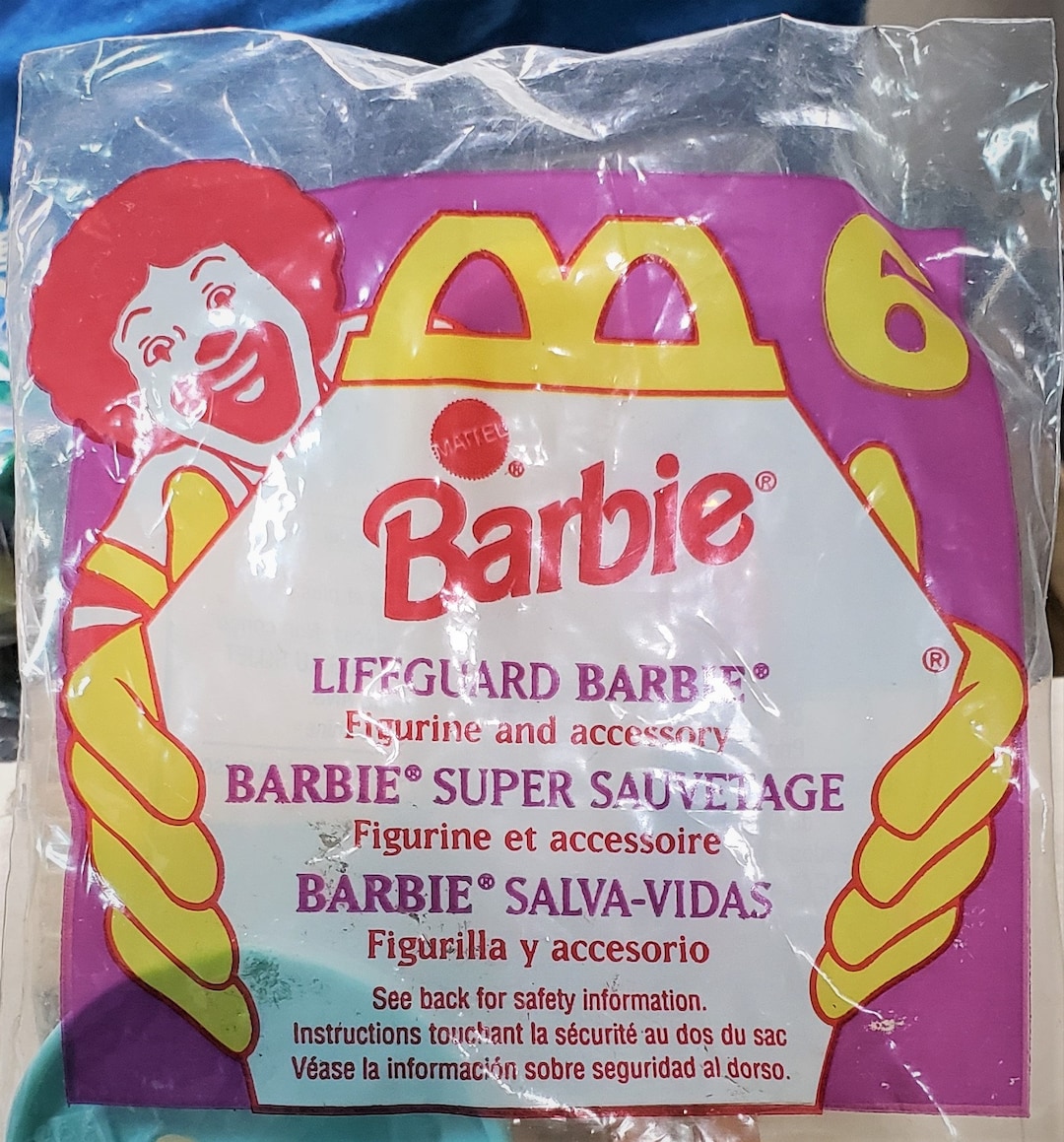 Barbie - Life Guard - 1994 - Happy Meal Toy - Etsy