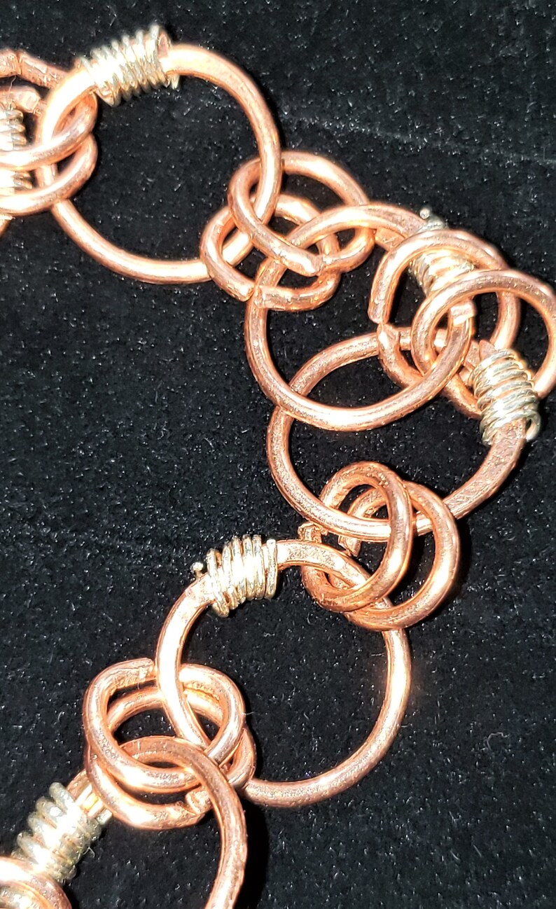 Handmade Copper Rolo Link Chain With Handmade Toggle - Etsy