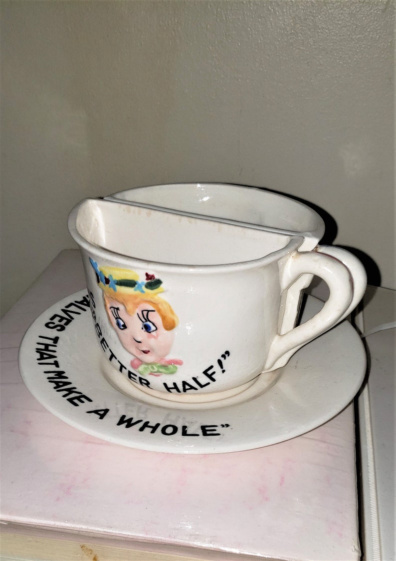 Two Halves Make A Whole Coffee Cup Set - Etsy