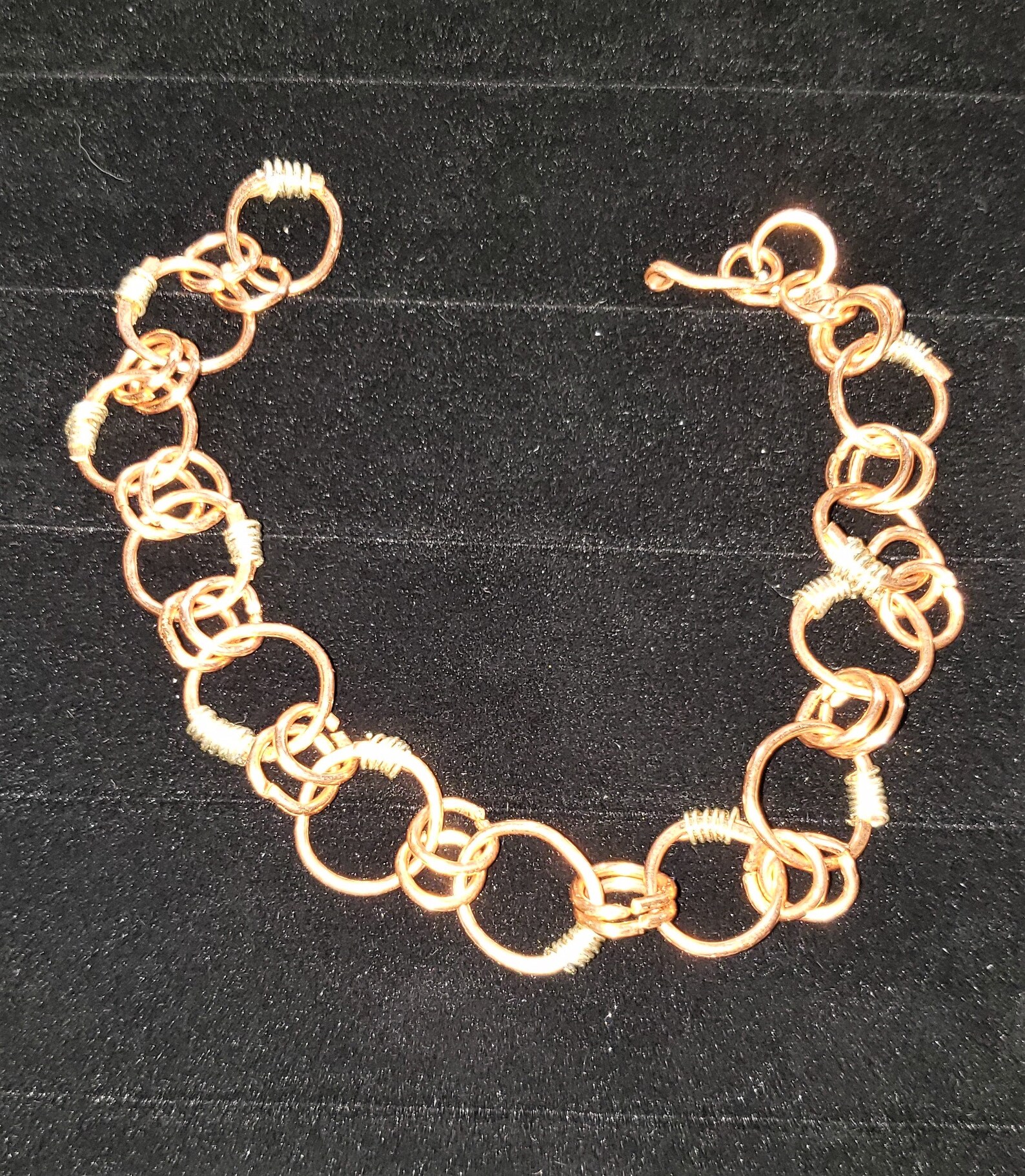 Handmade Copper Rolo Link Chain With Handmade Toggle - Etsy