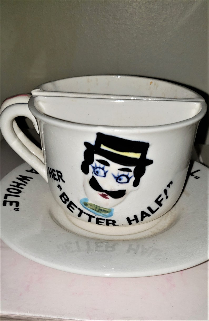 Two Halves Make A Whole Coffee Cup Set - Etsy
