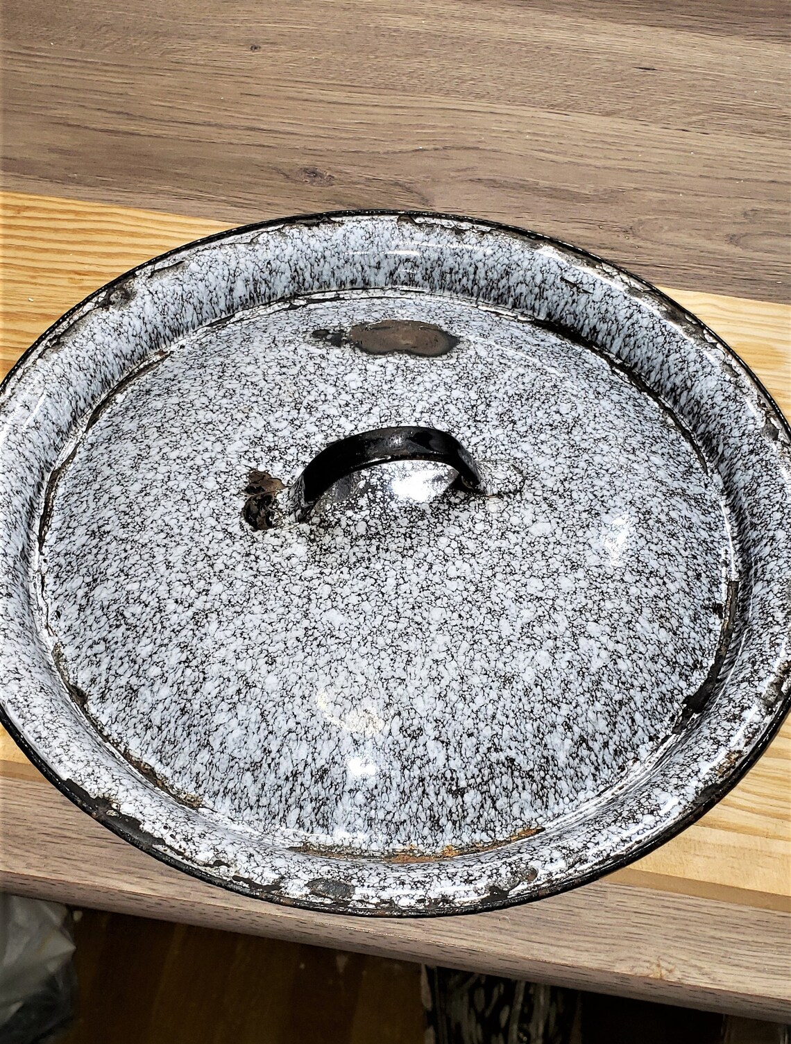 Majestic Granite Ware Pot With Lid - Etsy