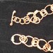 Handmade Copper Rolo Link Chain With Handmade Toggle - Etsy