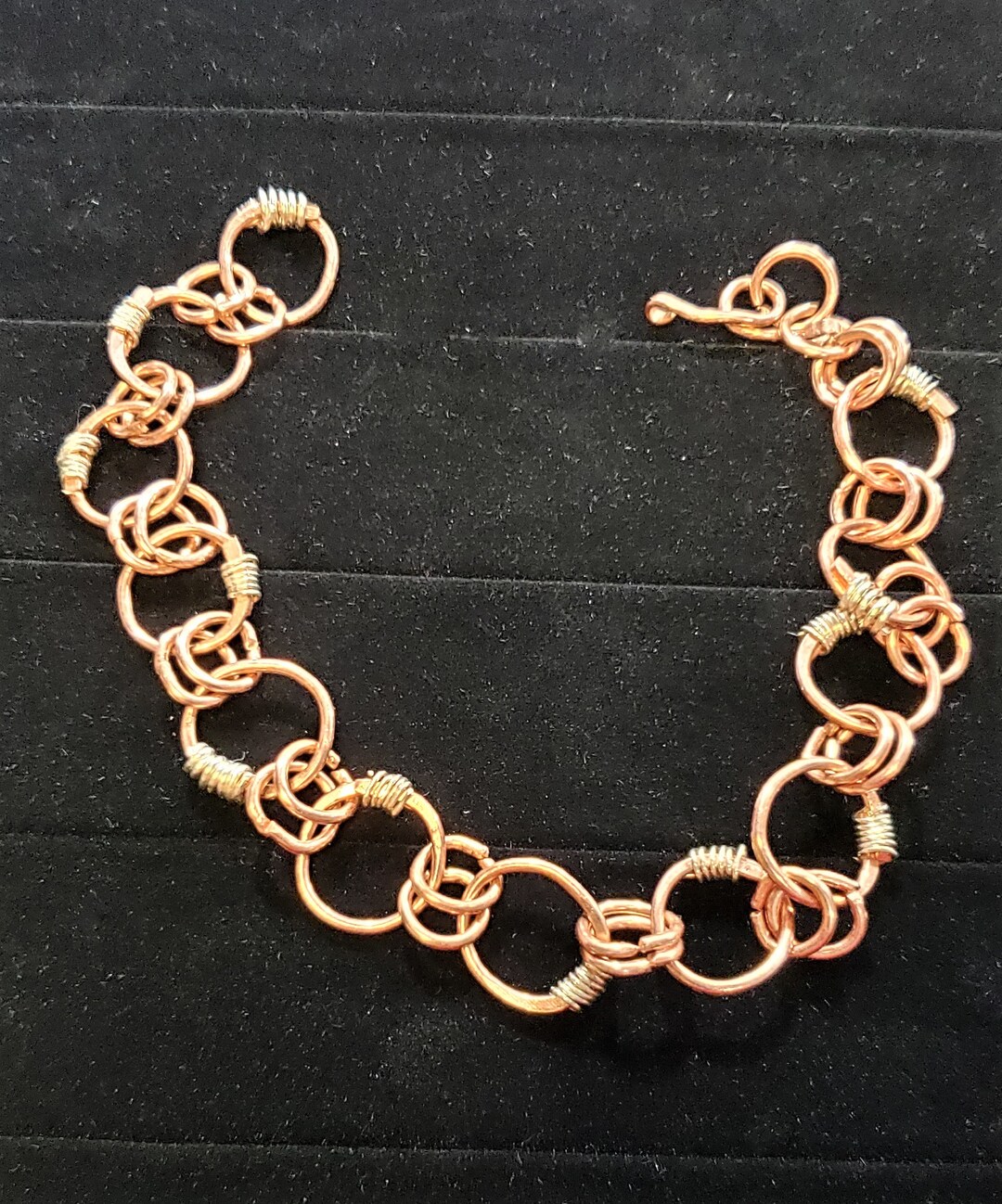 Handmade Copper Rolo Link Chain With Handmade Toggle - Etsy