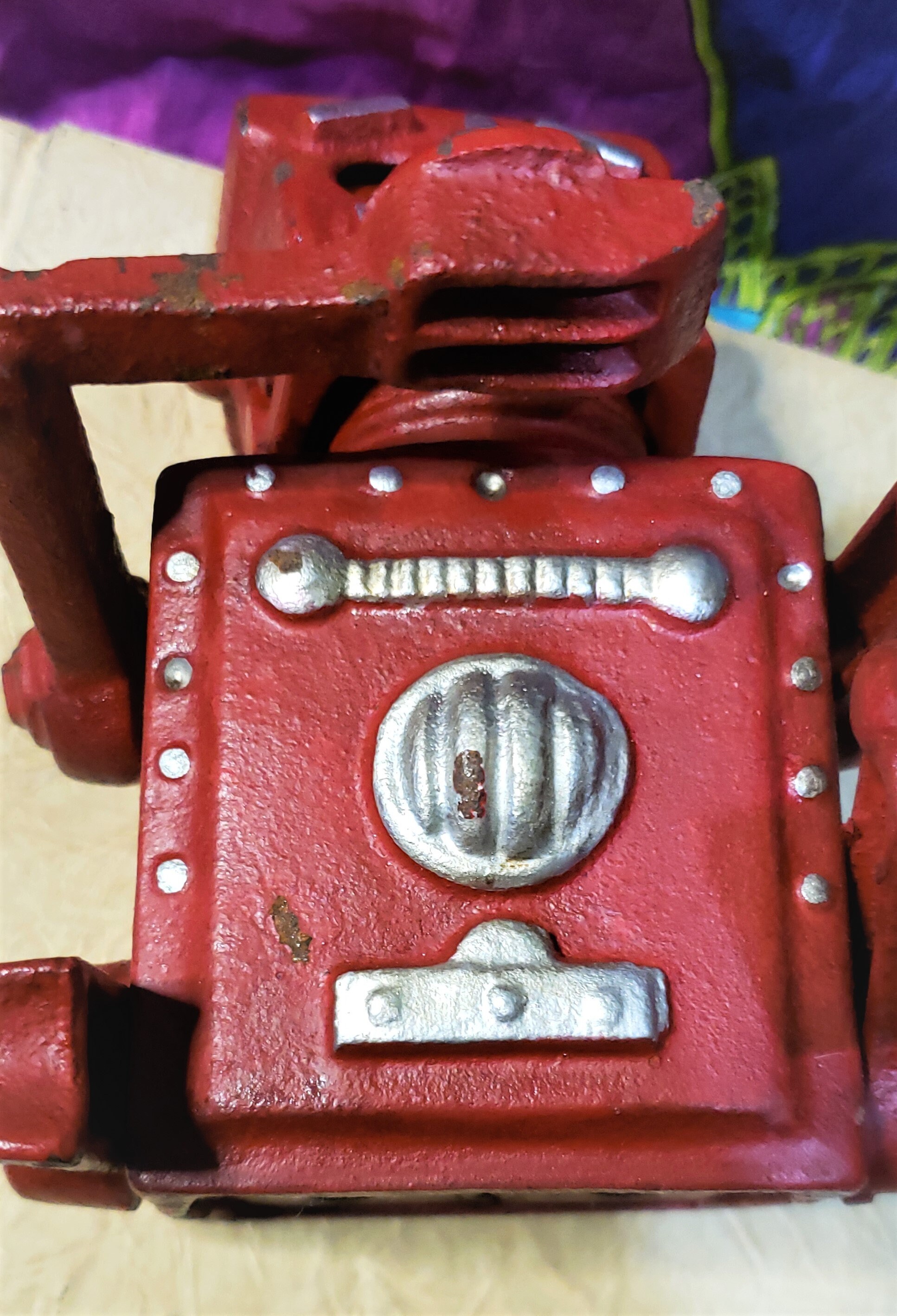 Hubley Cast Iron Robert the Robot Coin Bank 1950's - Etsy