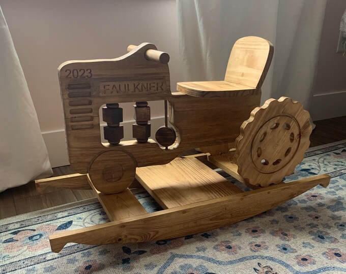 Kids Rocking Tractor - Etsy
