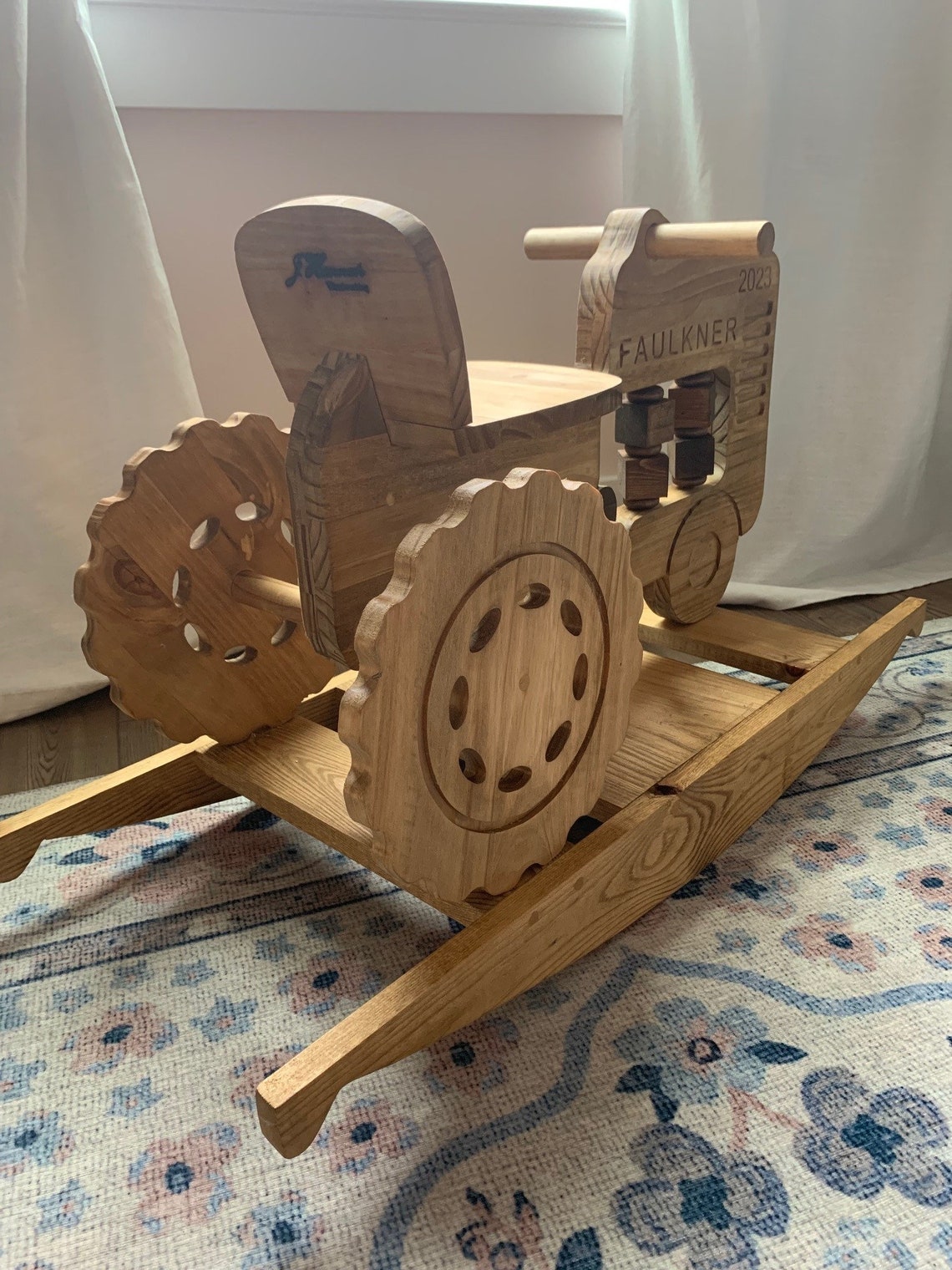 Kids Rocking Tractor - Etsy