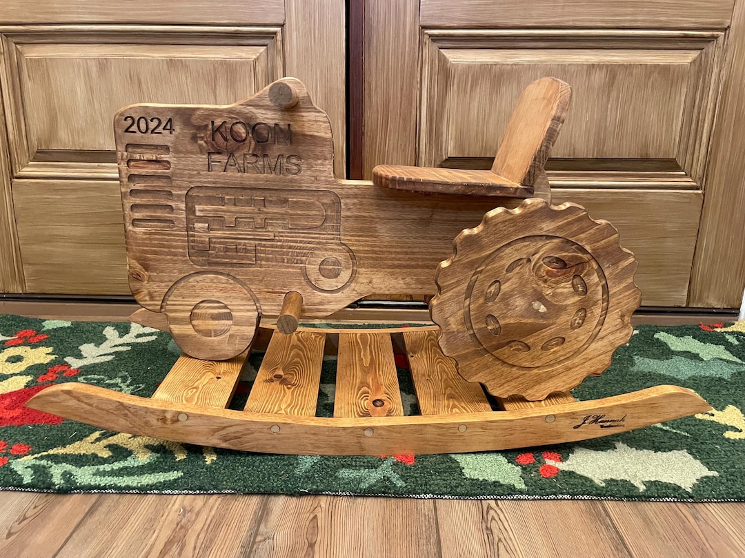 Kids Rocking Tractor - Etsy