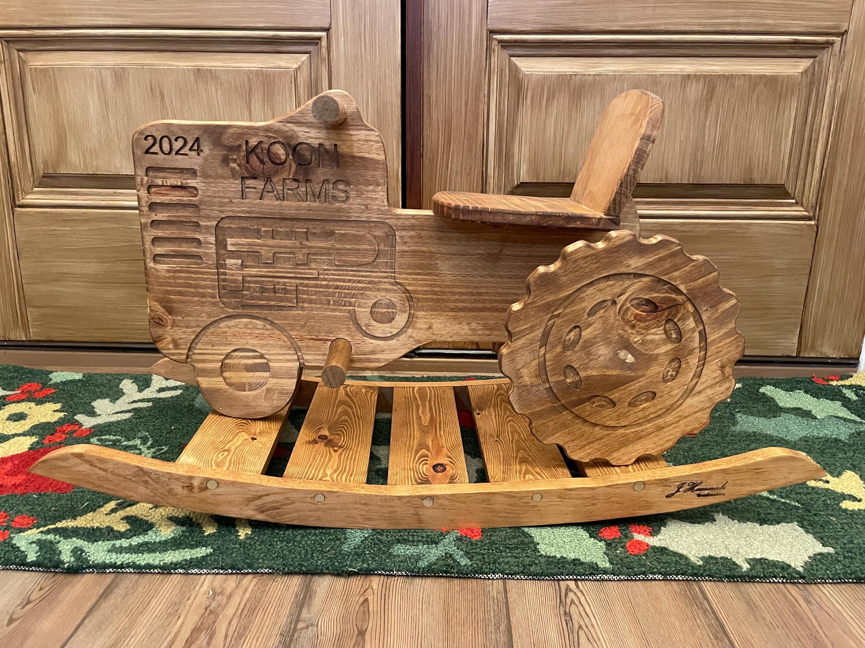 Kids Rocking Tractor - Etsy