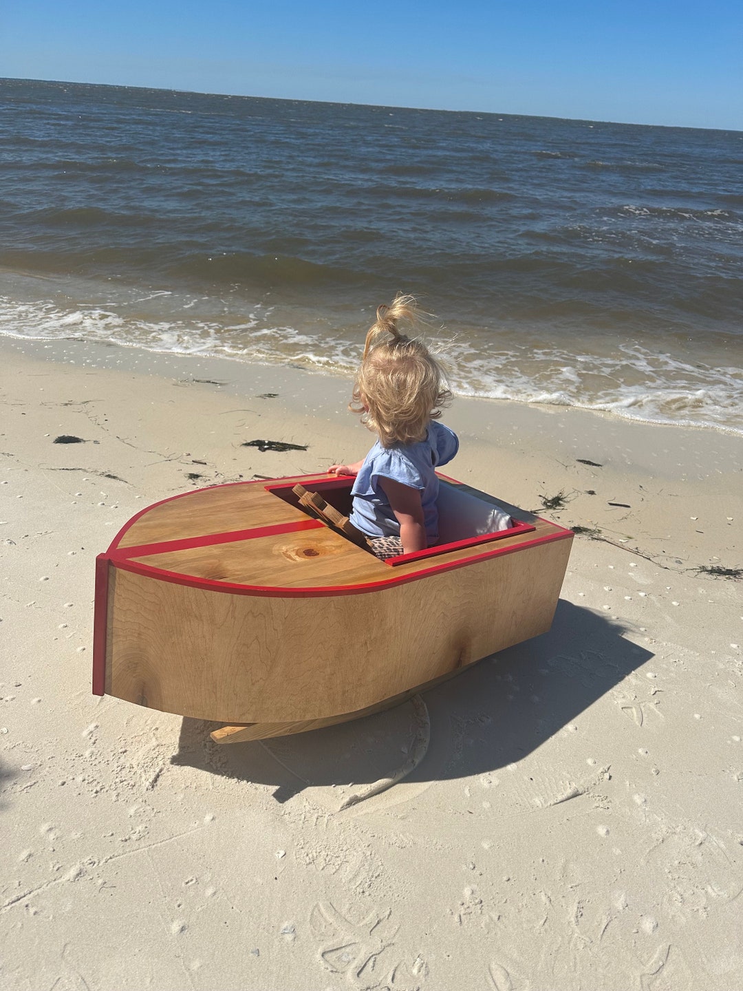 Kids Wood Rocking Boat - Etsy