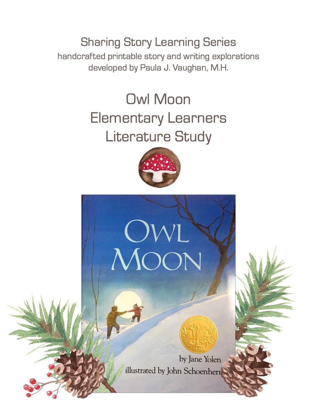 Owl Moon - Literature Study ~ Digital Printable - PDF File - Etsy