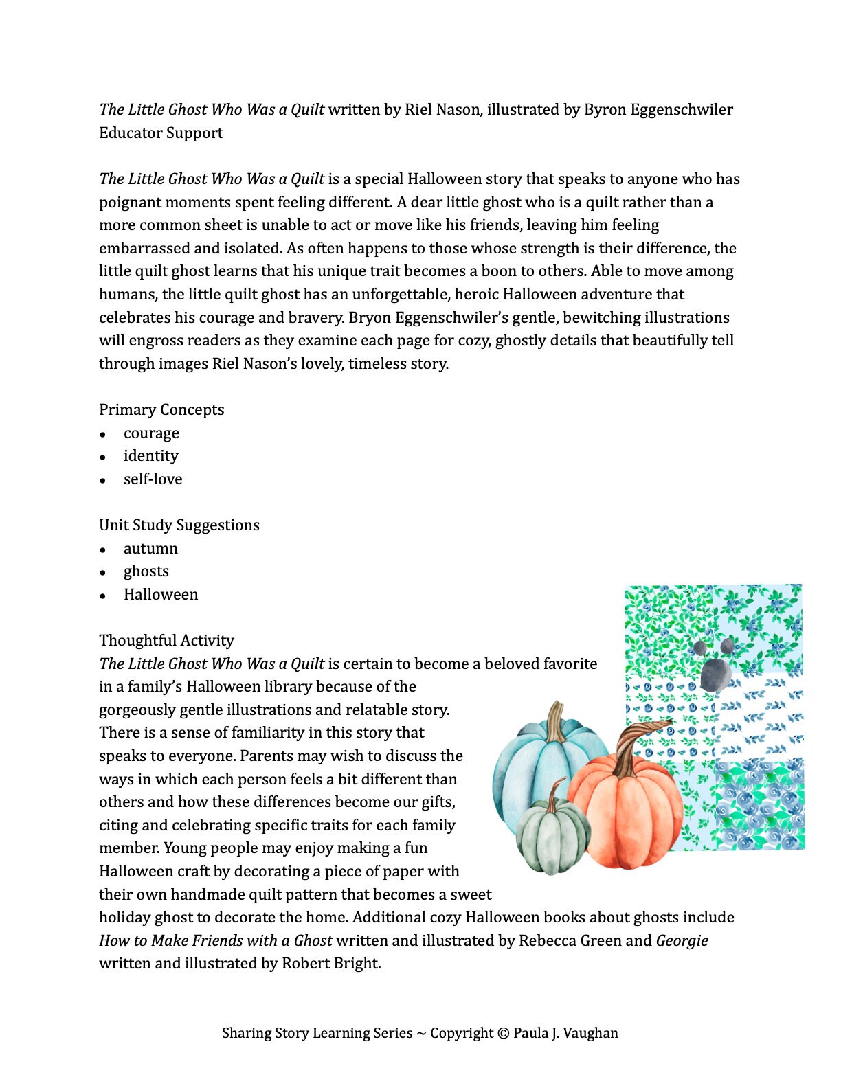 Celebrating Autumn Printable PDF Download Homeschool Literature Study ...
