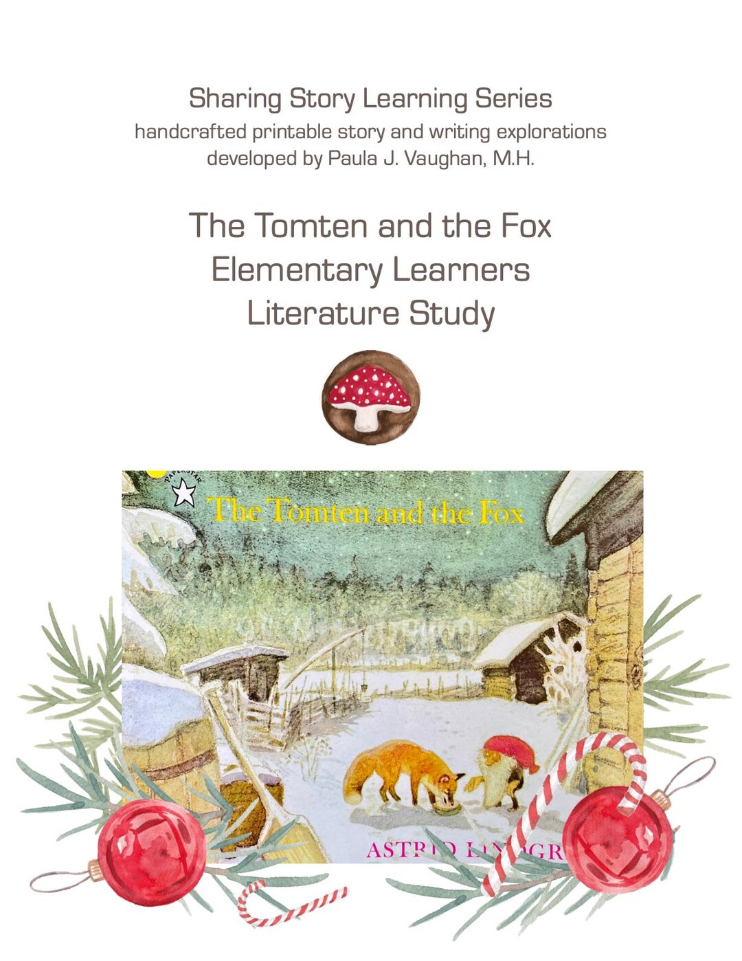 The Tomten and the Fox - Literature Study ~ Digital Printable - PDF ...