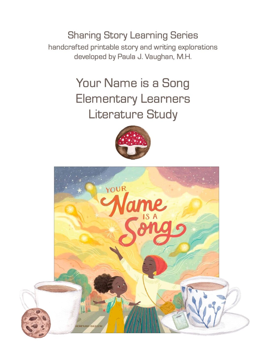 Your Name is a Song - Literature Study ~ Digital Printable PDF File - Etsy