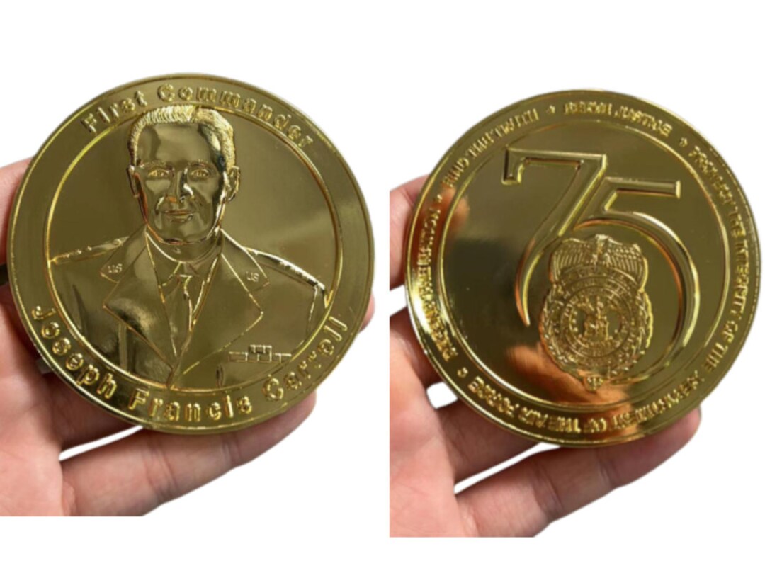 Osi 75th Anniversary Challenge Coin Pre-sale - Etsy