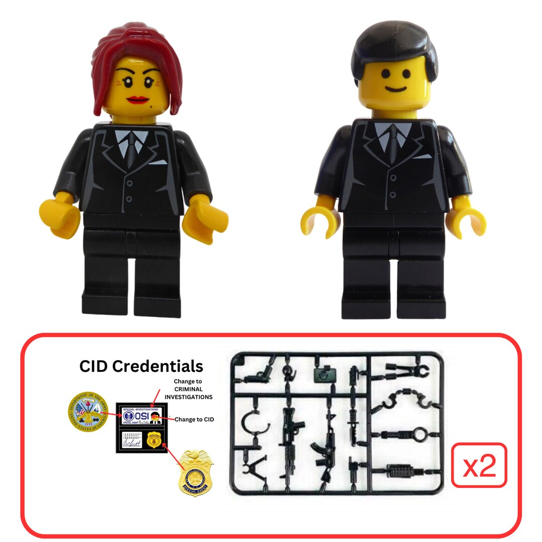Pre-sale Army Cid Agent Attire Figure Male and Female Set Mil-blox - Etsy
