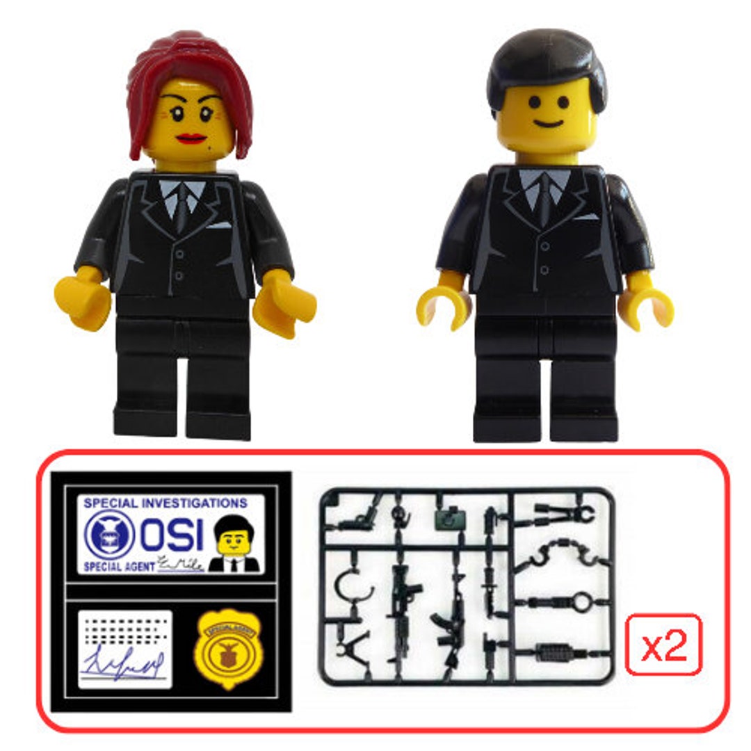PRE-SALE OSI Agent Attire Figure Male and Female Set Mil-blox - Etsy