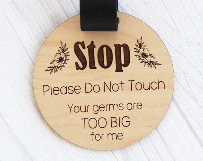 Stop Do Not Touch Car Seat Sign No Touching Baby Sign Car | Etsy