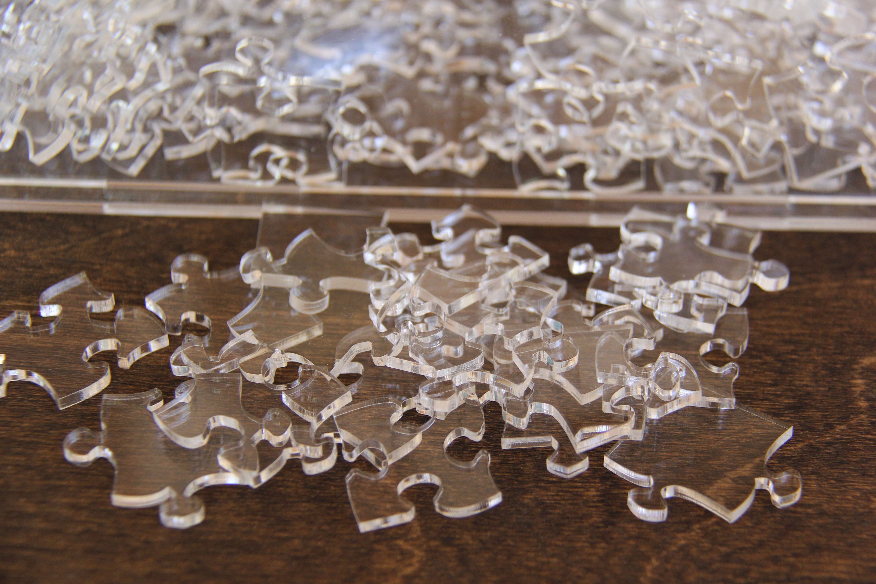 Clear Acrylic Puzzle Difficult Puzzle Gag Gift | Etsy